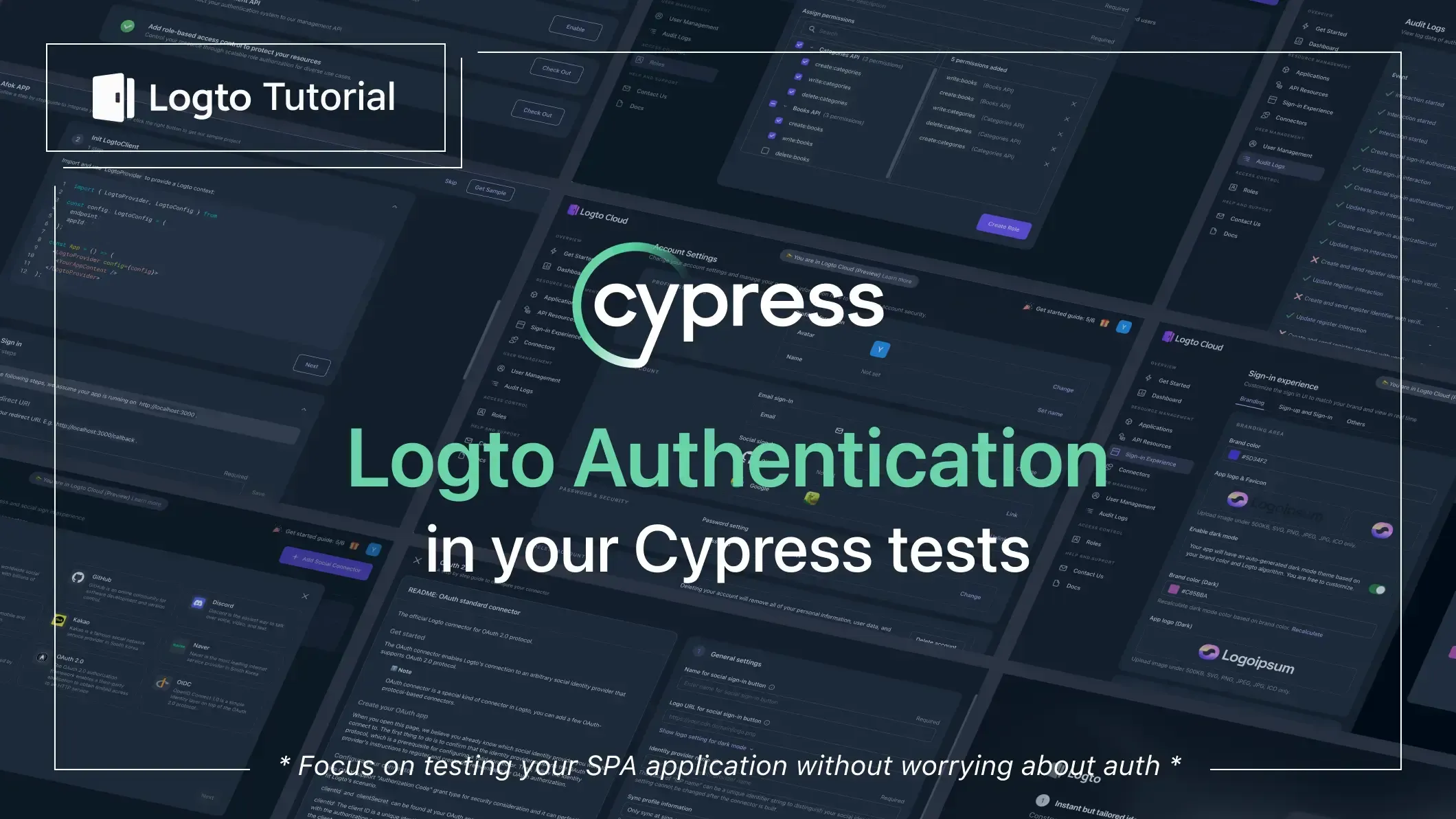 Autenticación de Logto en Cypress · Blog de Logto