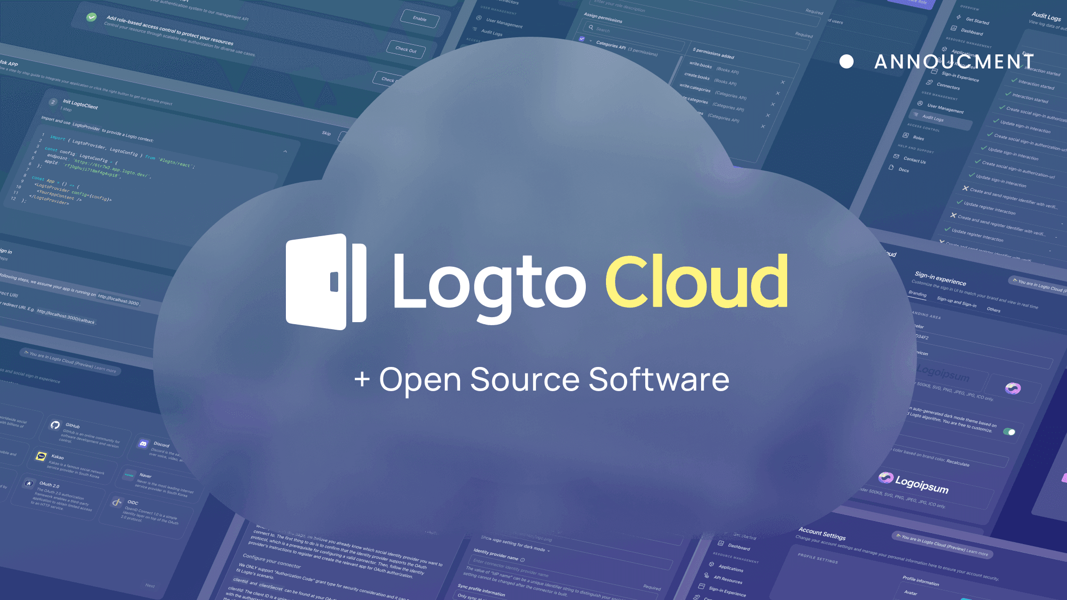Announcing Logto Cloud (Preview) and OSS General Availability · Logto blog