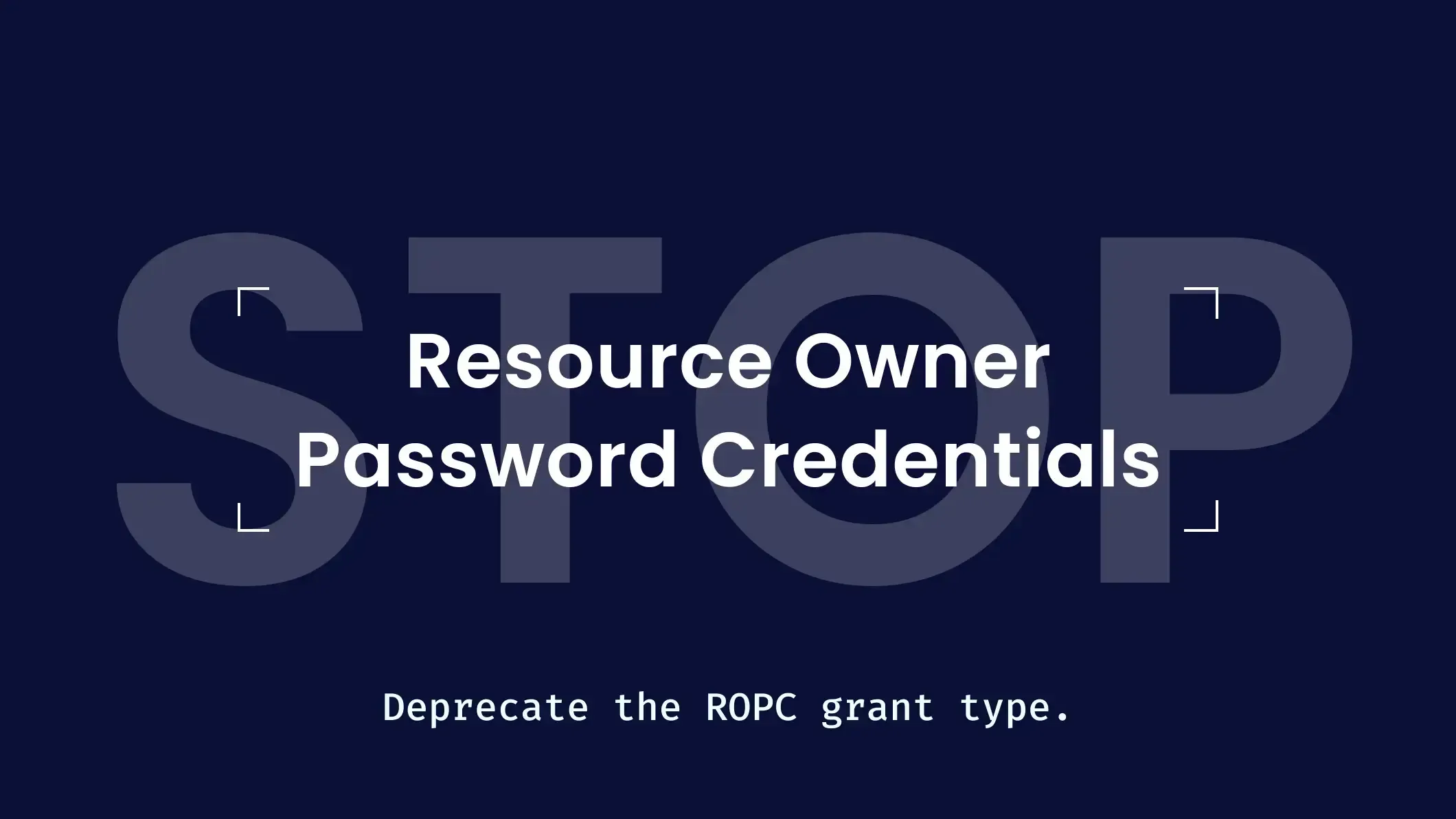 ทำไมคุณควรเลิกใช้ประเภทการอนุญาต Resource Owner Password Credentials Ropc · Logto Blog 2490