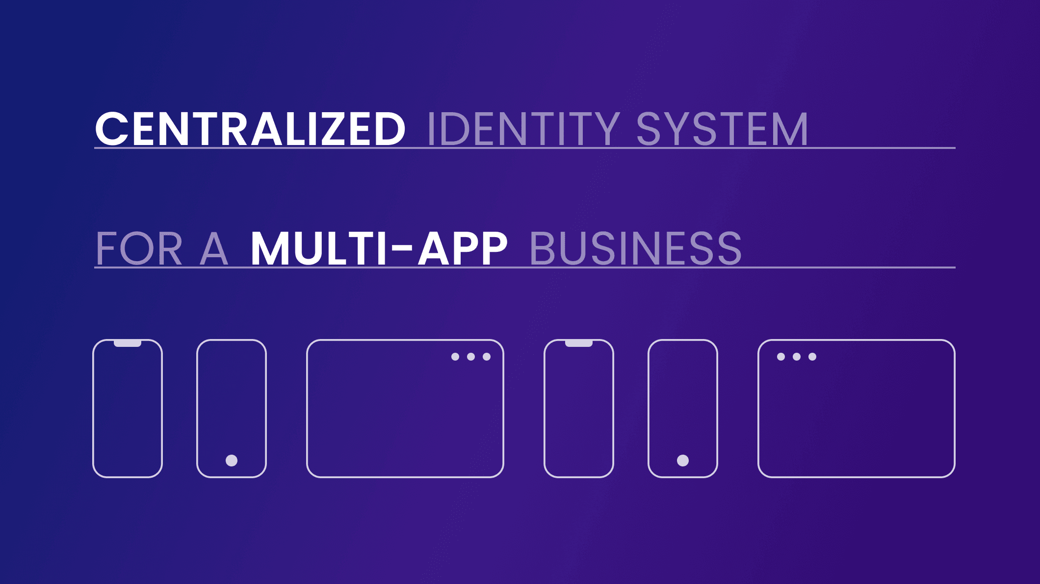 Why You Need A Centralized Identity System For A Multi App Business · Logto Blog